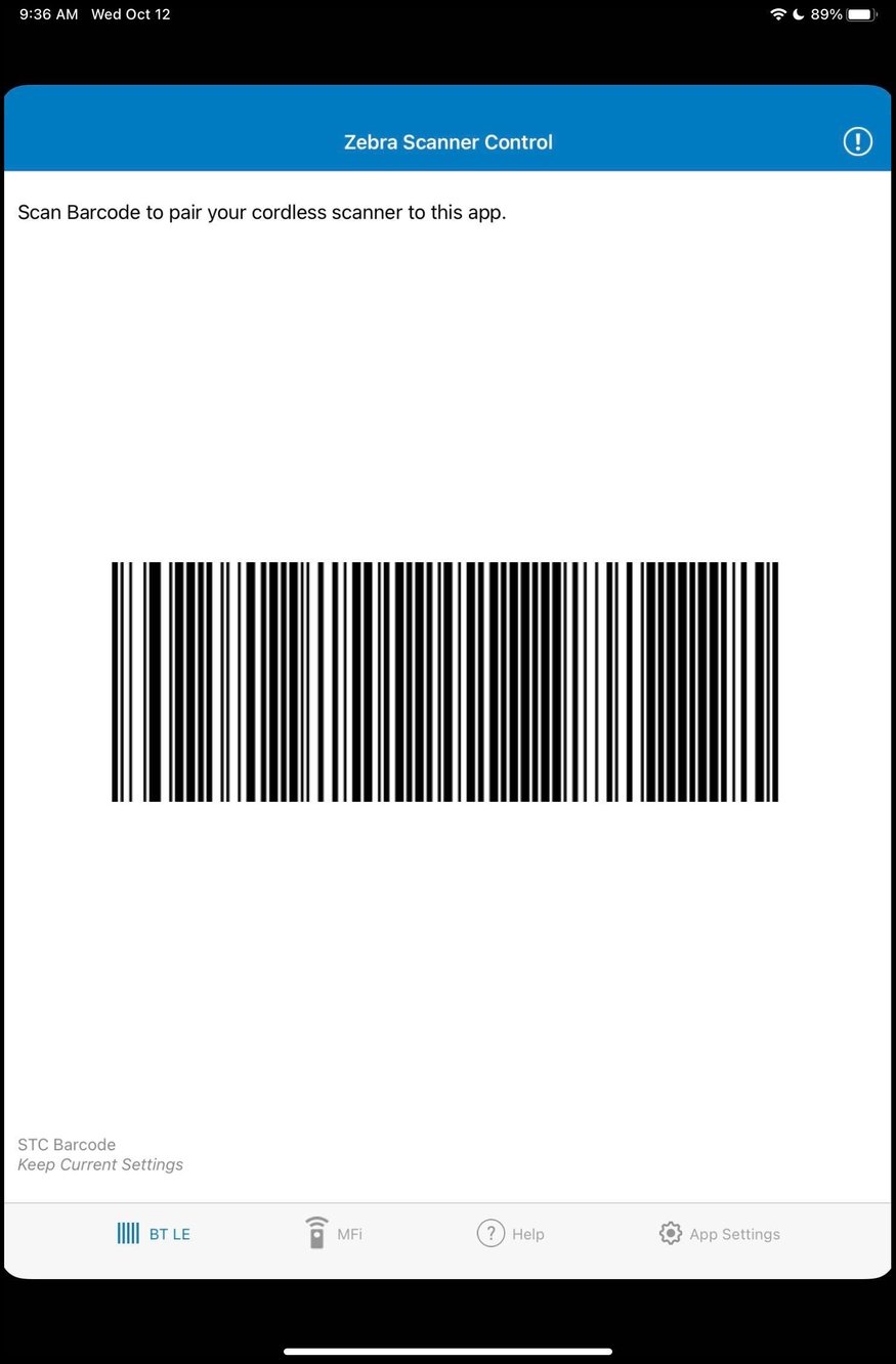 How do I set up and pair my Zebra DS-3678 HD scanner to an iOS Device?