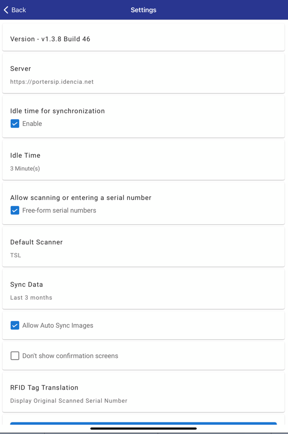 How do I set up and pair my TSL 1128 scanner to an iOS Device?